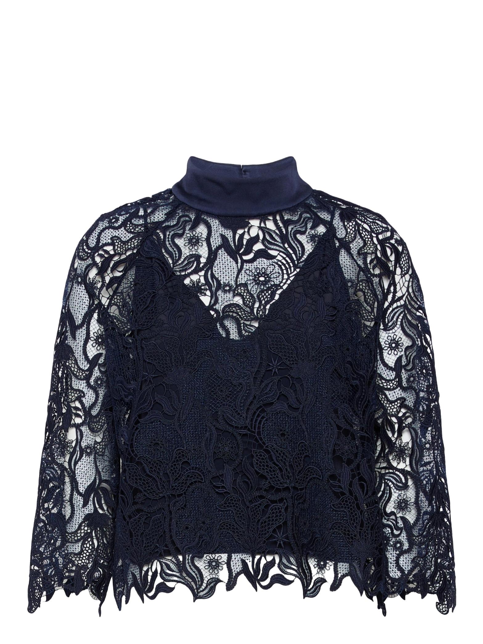 MAX MARA Max Mara Lace Shirt with Scalloped Trim